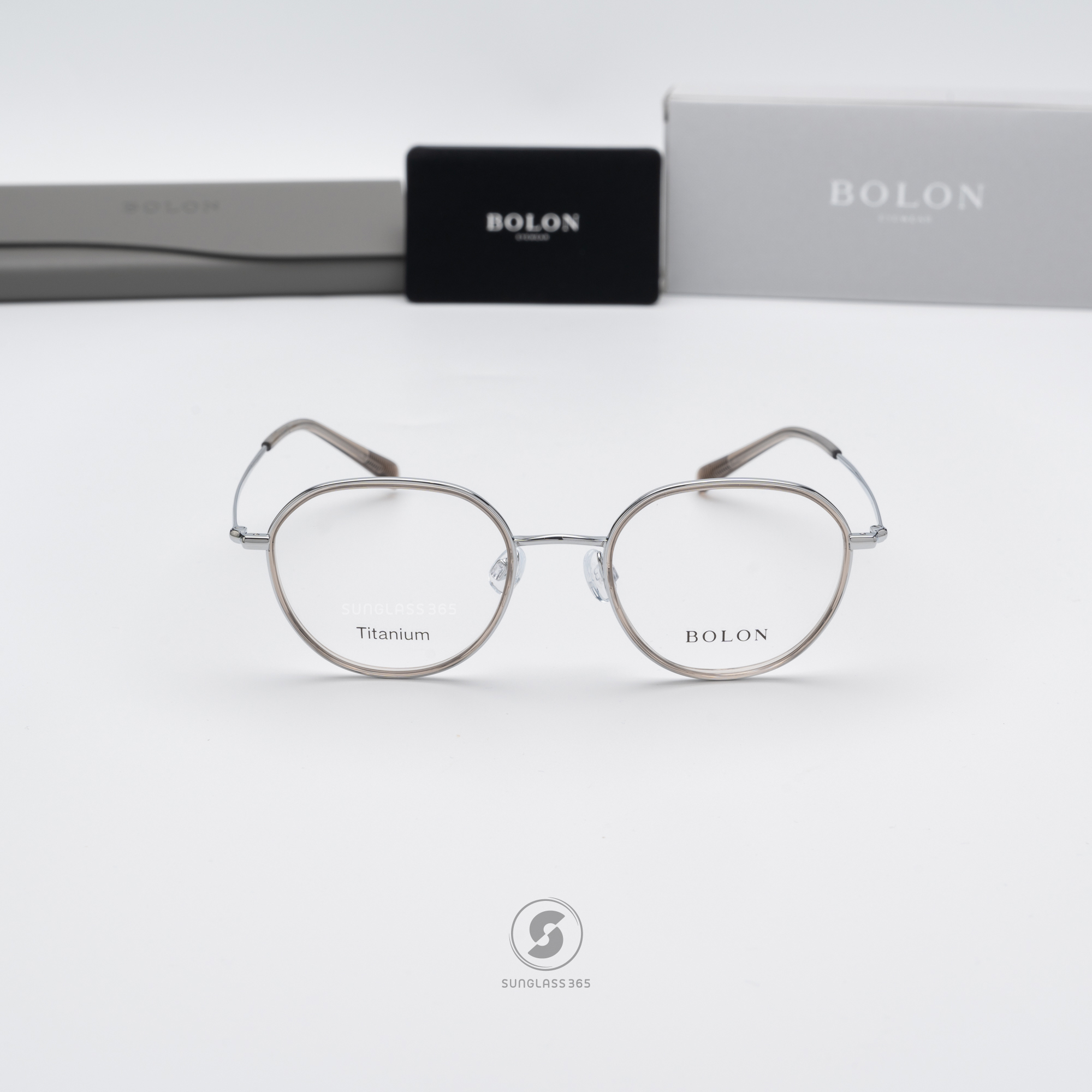 แว่นสายตา BOLON รุ่น Omiya BA6008 B96 Transparent / Silver