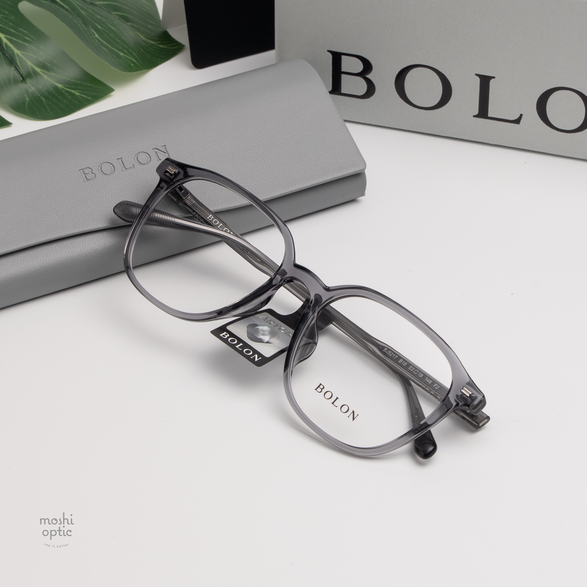 แว่นสายตา BOLON รุ่น RIBE BJ5217 B16 Transparent Grey